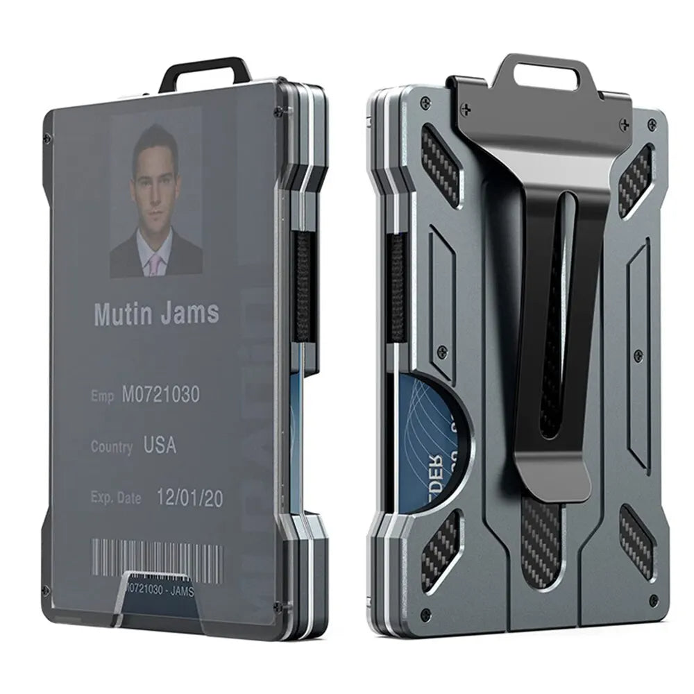 Outdoor Tactical Magsafe Aluminum Smart RFID Card Holder | HARD LAND ...