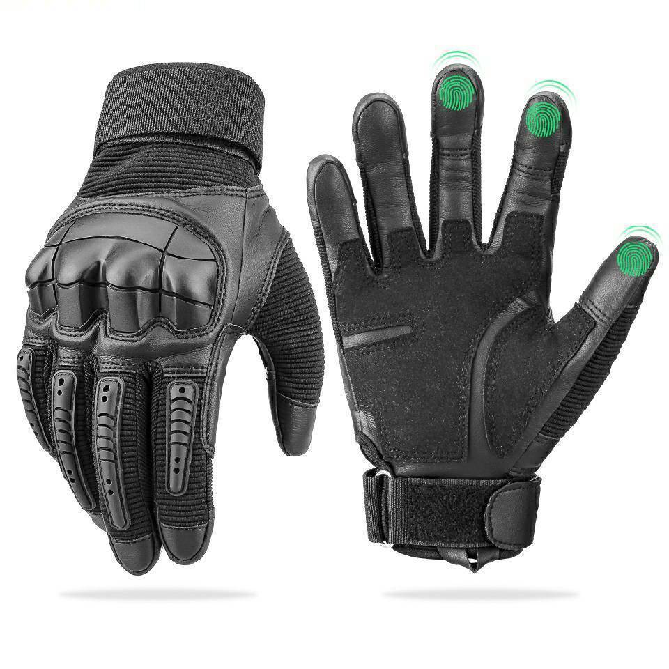 Tactical Outdoor Gloves | HARDLAND Touch Screen Finger Police Gloves ...
